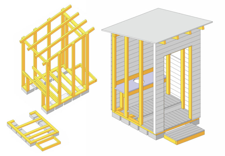 DIY Outhouse - Free Blueprints Download (PDF)