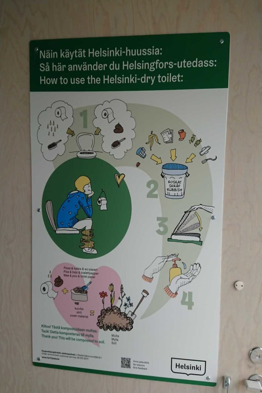 First Helsinki-Outhouse is open! - Pikkuvihreä